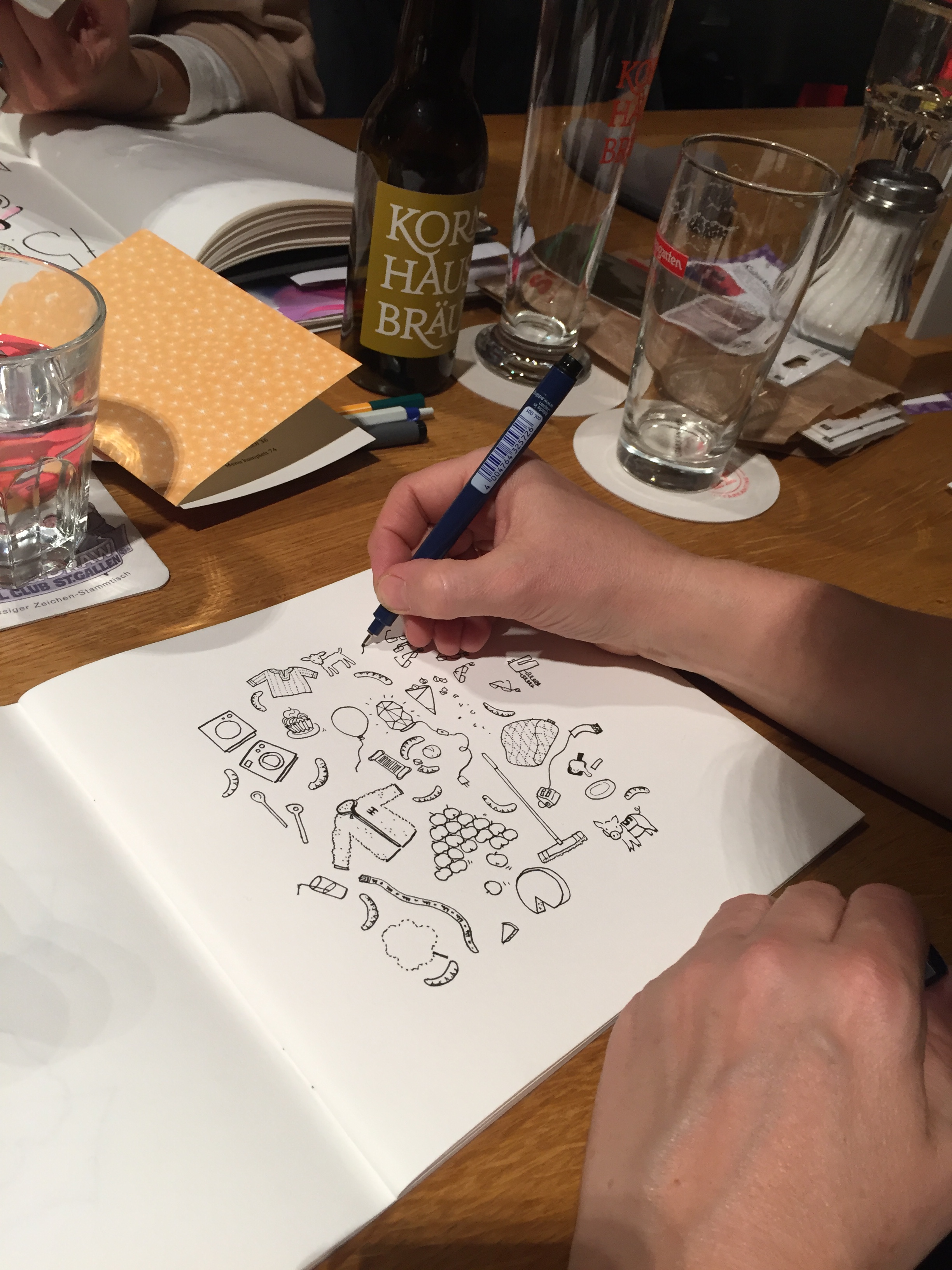 Drink & Draw Saison 2025 – Drink and Draw St. Gallen